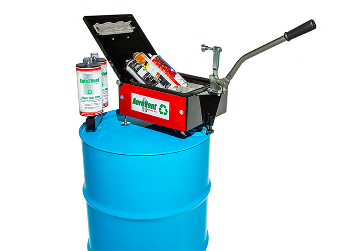 AeroVent 3X Aerosol Can Disposal System - SCI Containers