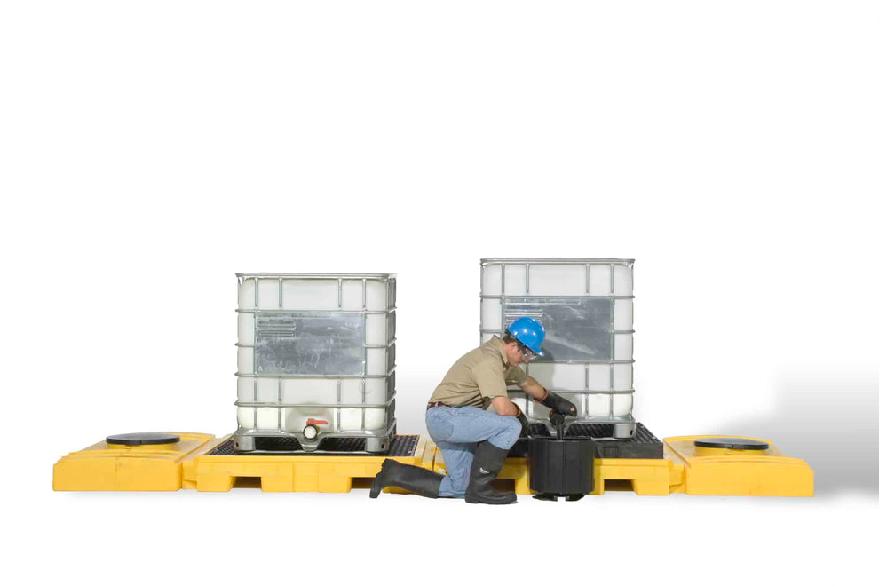 Ultra-Modular IBC Spill Pallet® 2-Tank Model - SCI Containers