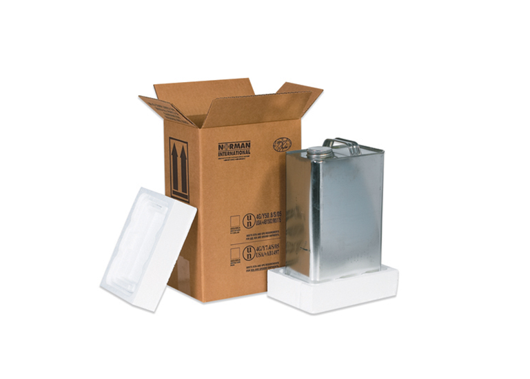 Haz Mat F-Style Shipper Can Foam Shipper Kits (1 & 2 Gallon Options ...