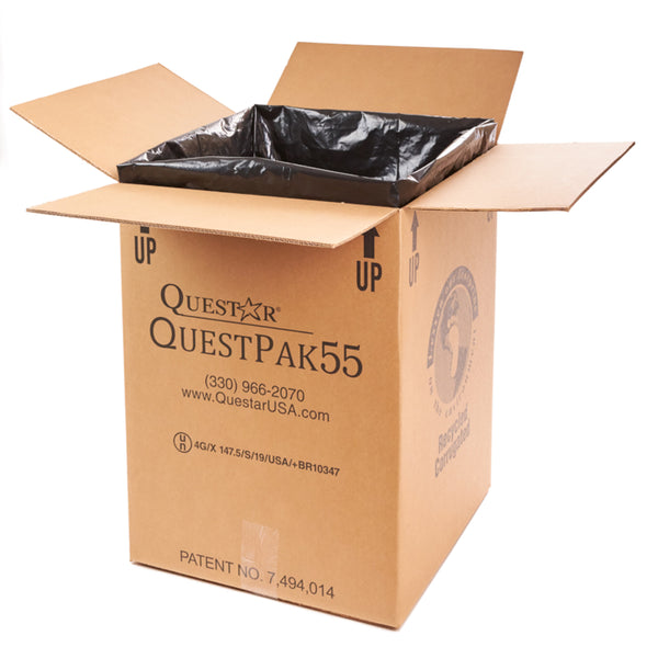 QP LabPack 55 Gal Lab Waste Box Kit for Easy Disposal - SCI Containers