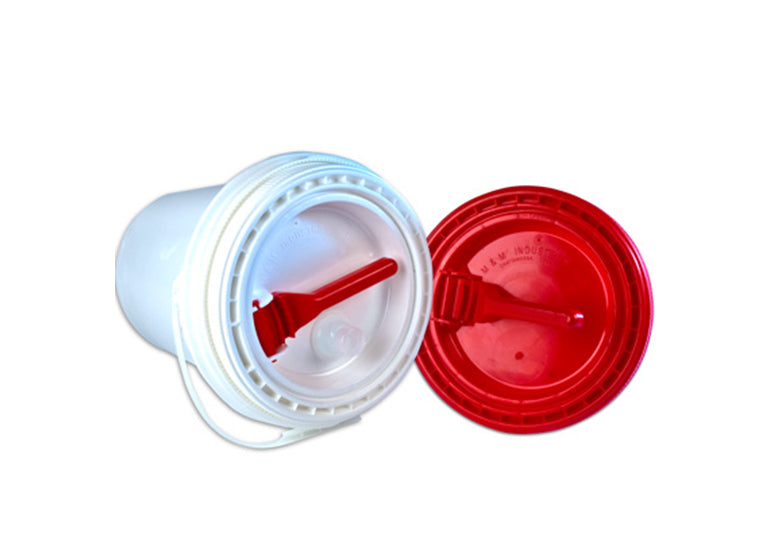 Plastic 5 Gallon, Open Top, Life Latch for Liquids (PAIL ONLY) * Lid S ...