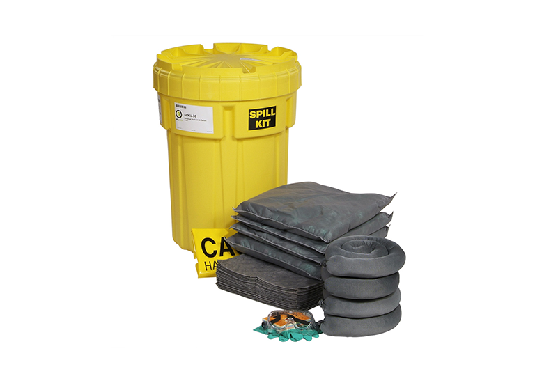 30-Gallon OverPack Salvage Drum Spill Kit - (Universal or Oil) - SCI ...